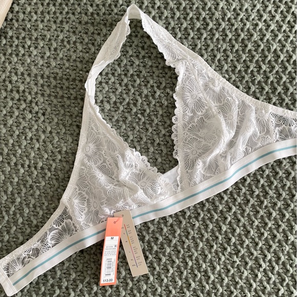 Target | Intimates & Sleepwear | Nwt Target Lace Halter Bralette | Poshmark
